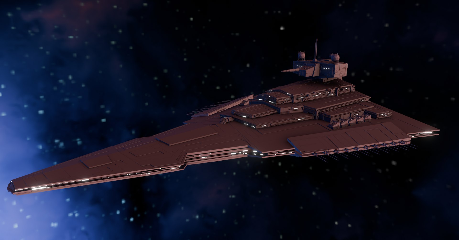 Free 3D Victory Class I Star Destroyer Model - TurboSquid 2165349