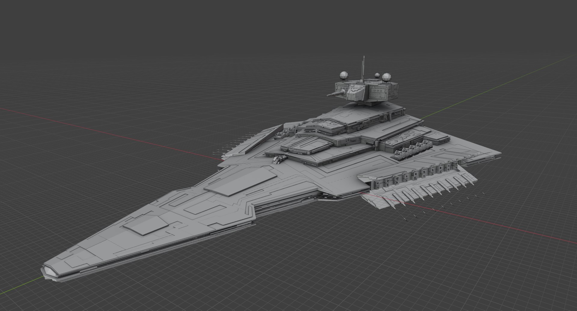 Free 3D Victory Class I Star Destroyer Model - TurboSquid 2165349