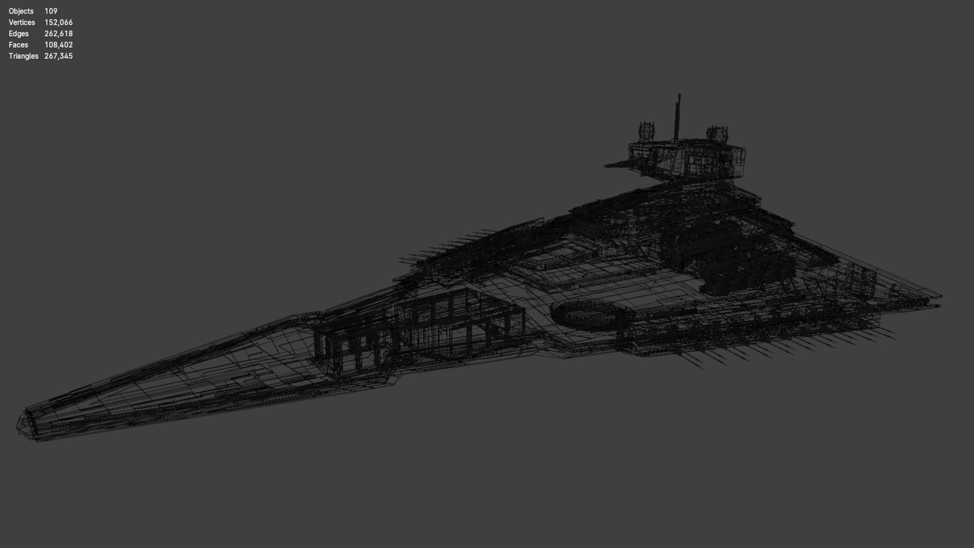 Free 3D Victory Class I Star Destroyer Model - TurboSquid 2165349