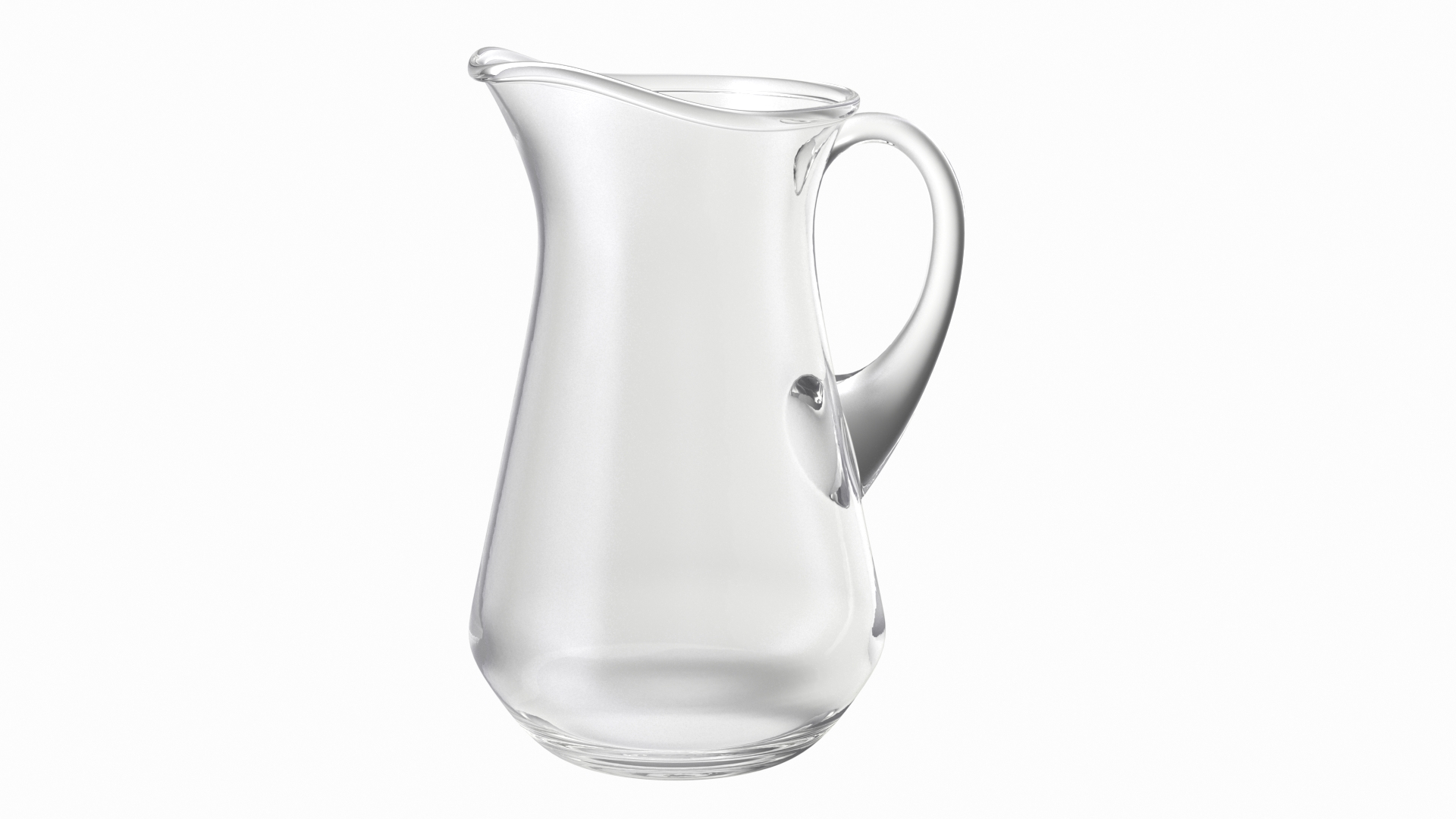 3D Glass Jug With Handle - TurboSquid 1908118