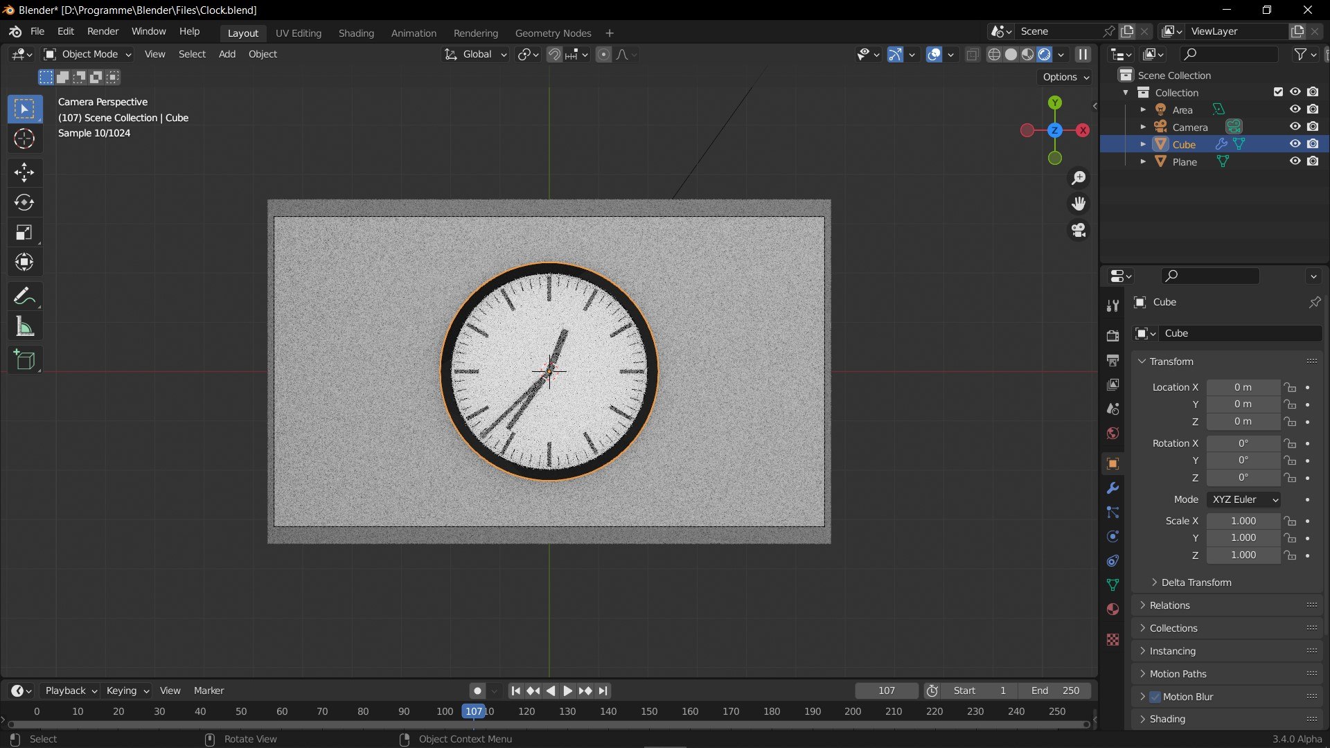 3D Clock Geo Nodes - TurboSquid 2008411