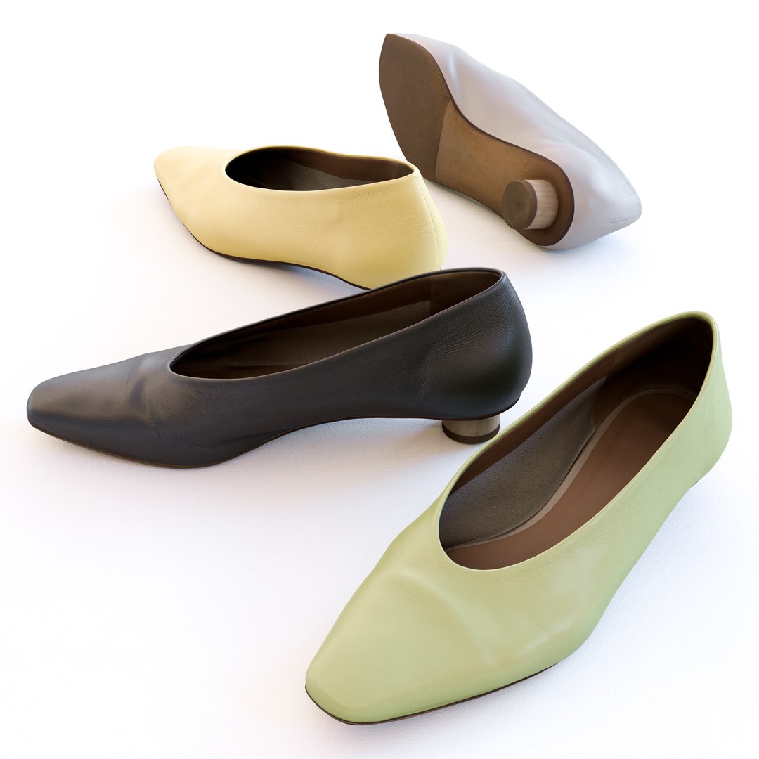 3D Plain Pumps Shoes - TurboSquid 2079870