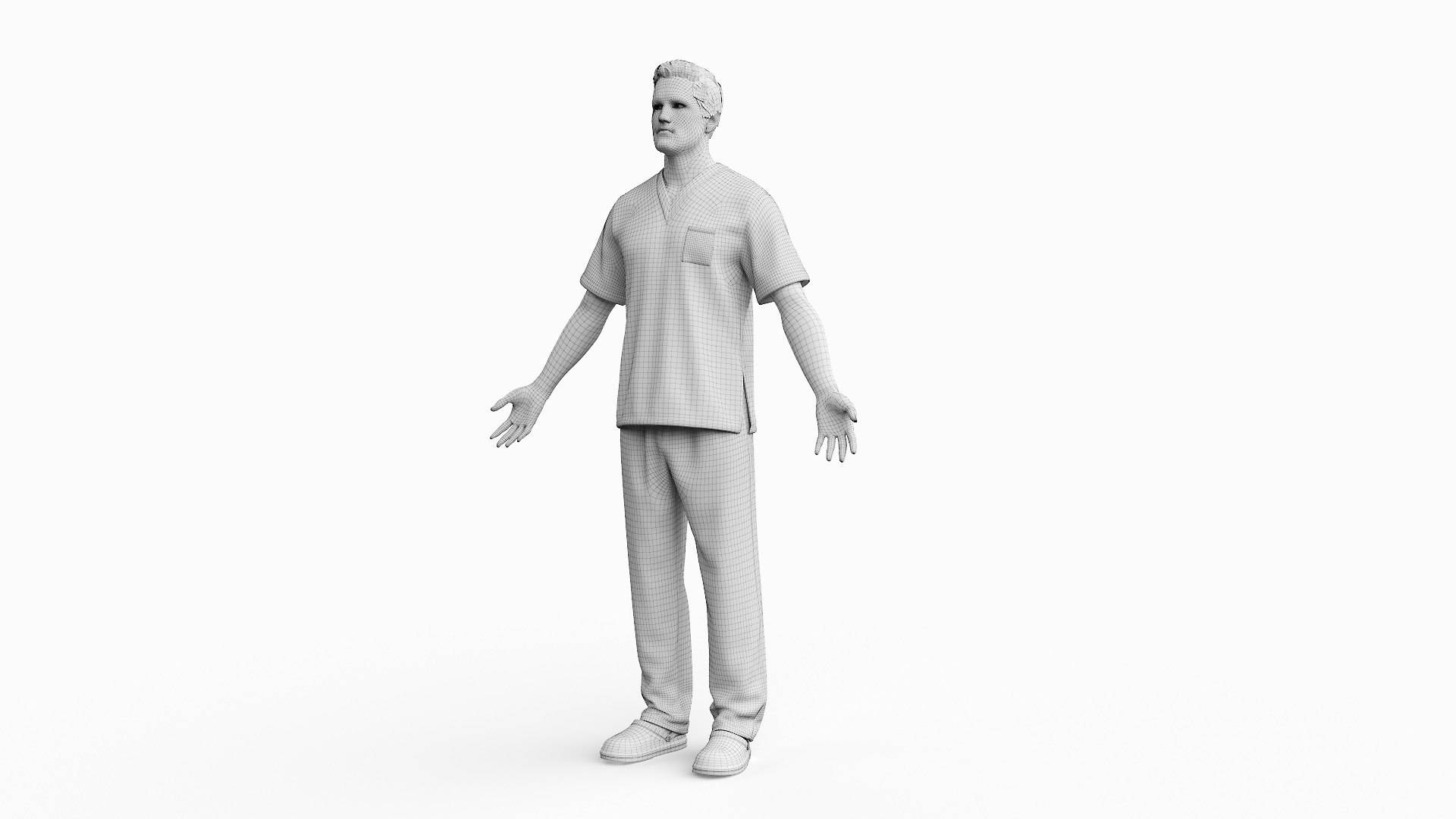Male Nurse 3D - TurboSquid 1949340