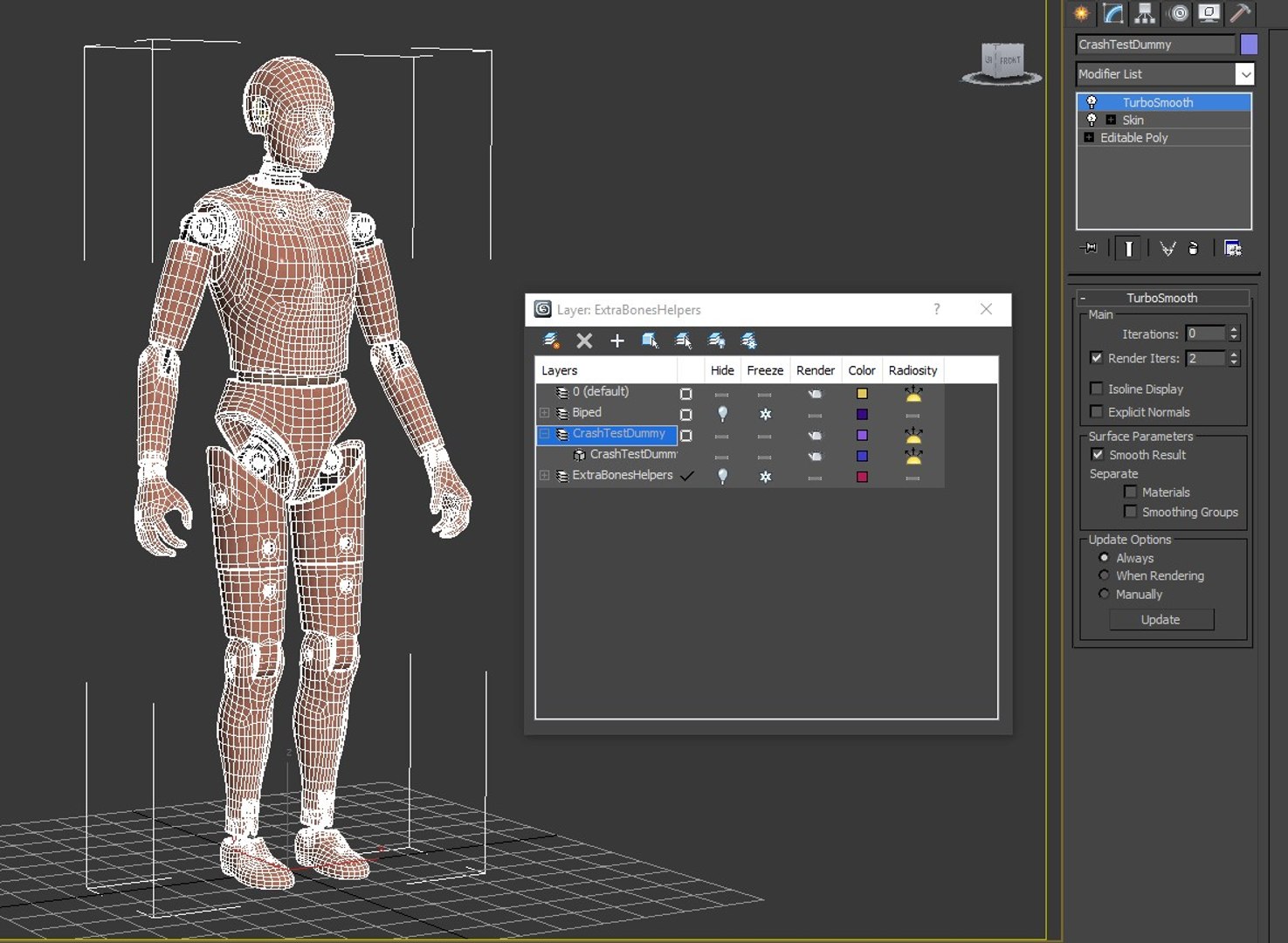 Crash Test Dummy Rigged Character Model - TurboSquid 1432468