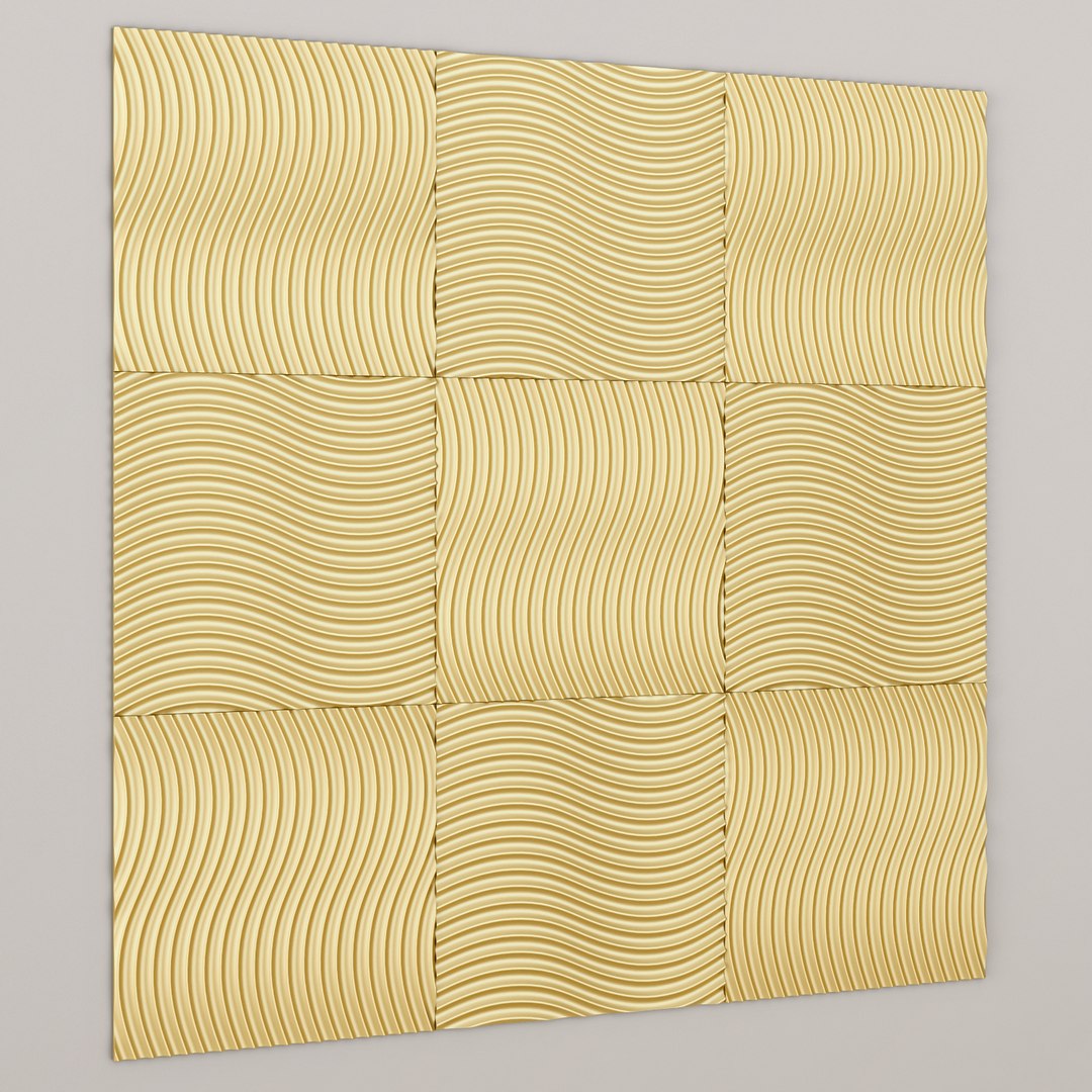 3D Model Decorative Wall Panels - TurboSquid 2196719