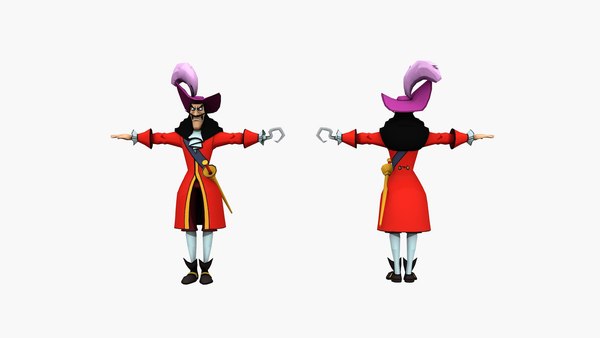 Captain Hook 3D - TurboSquid 1847793