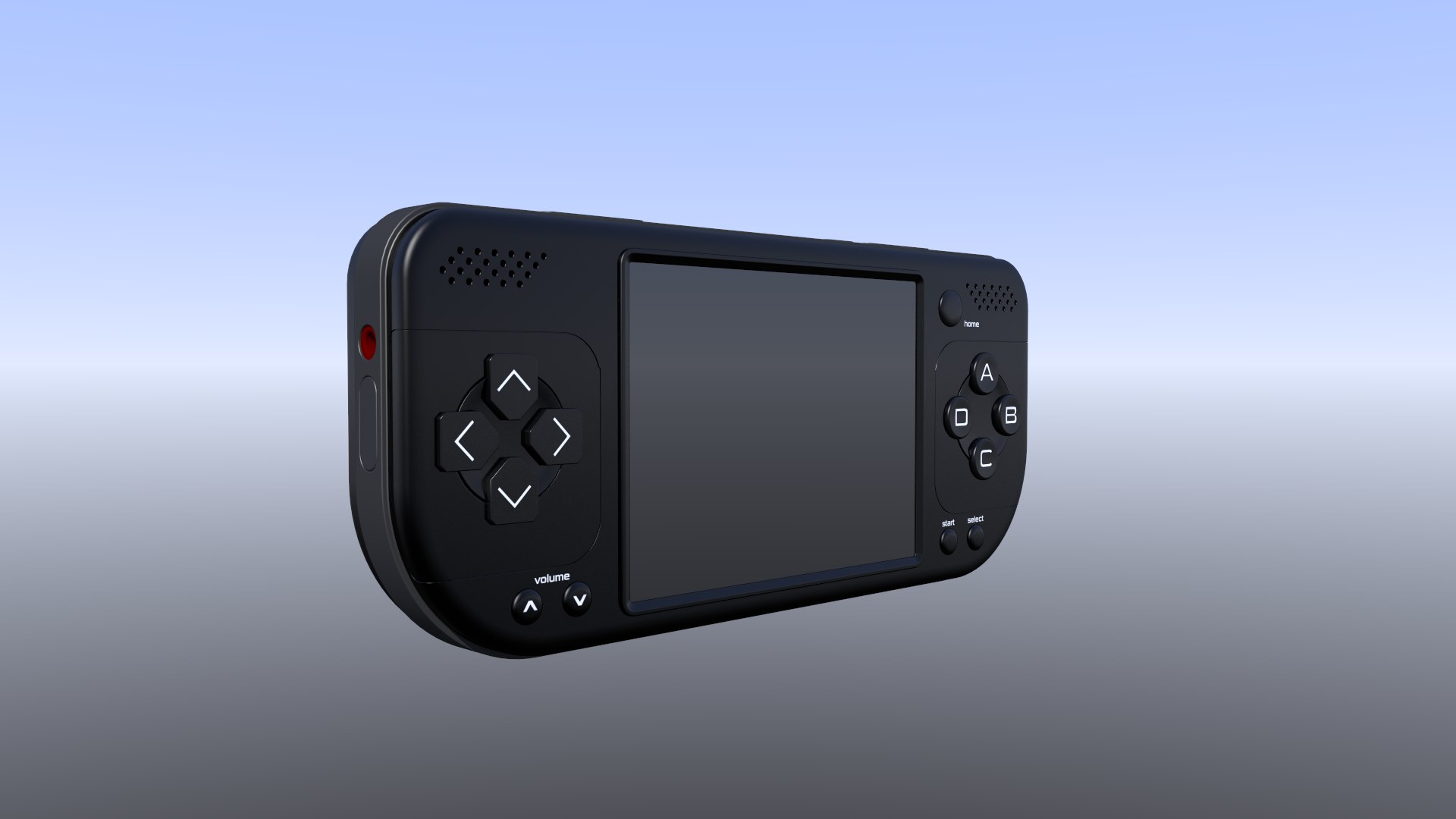 Portable Gaming Console 3D - TurboSquid 1327924
