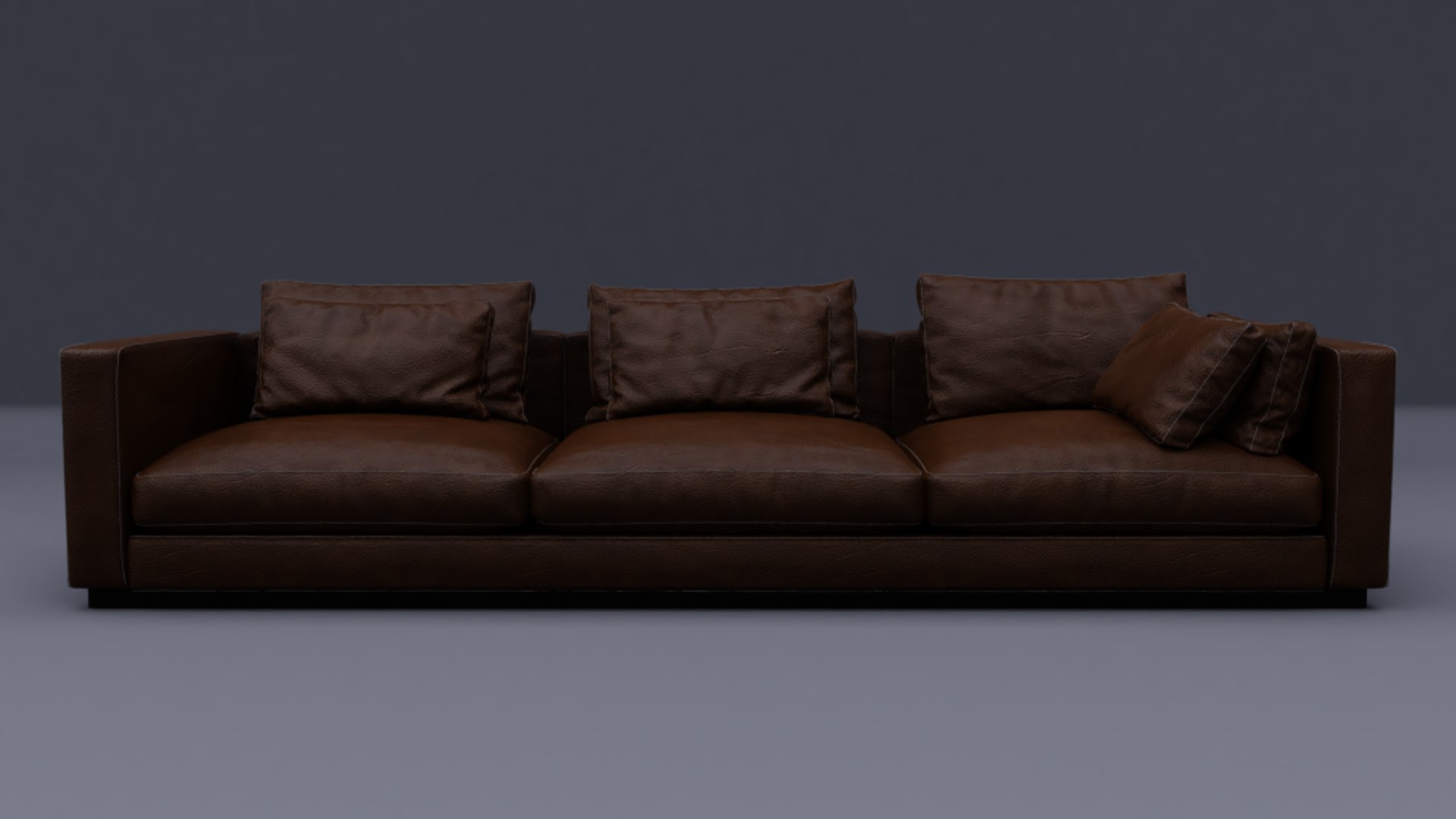 Leather sofa 3D model - TurboSquid 1545824