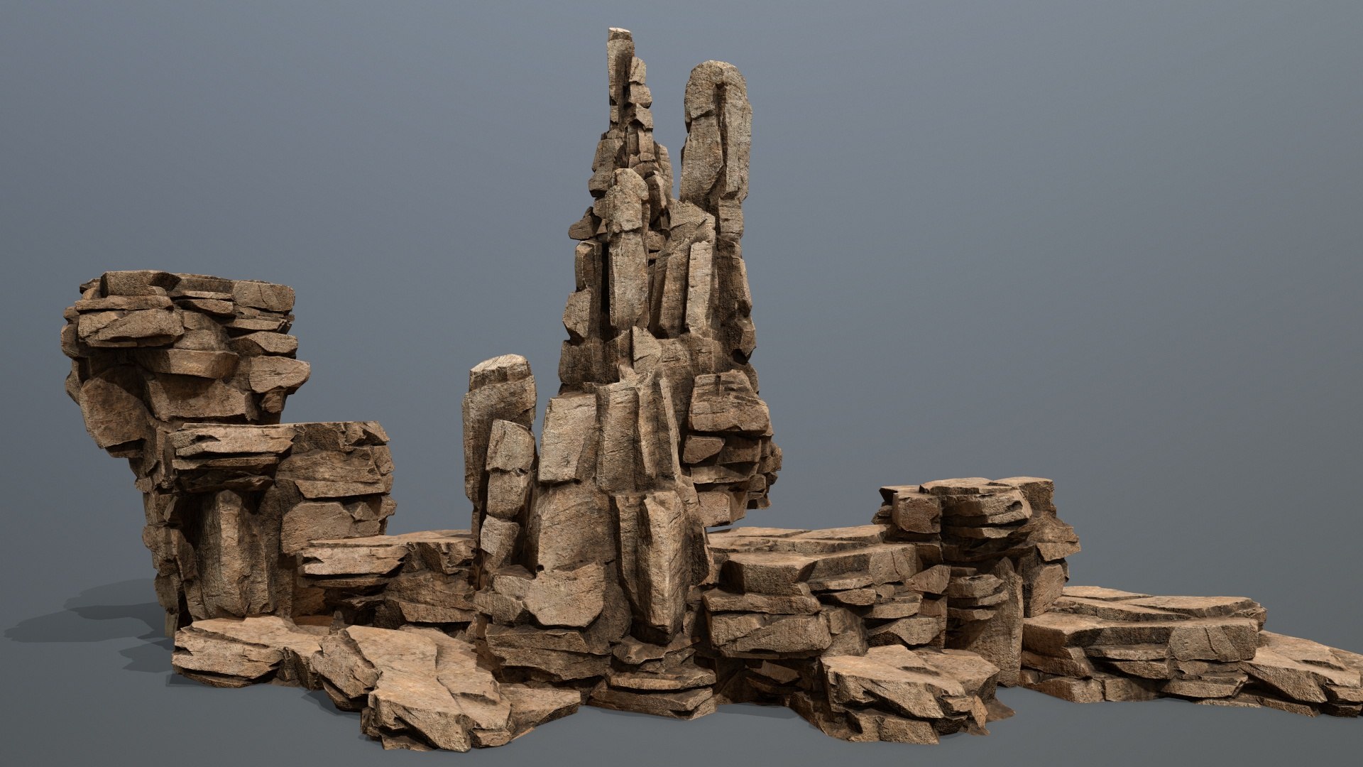 Desert rocks 3D model - TurboSquid 2125493