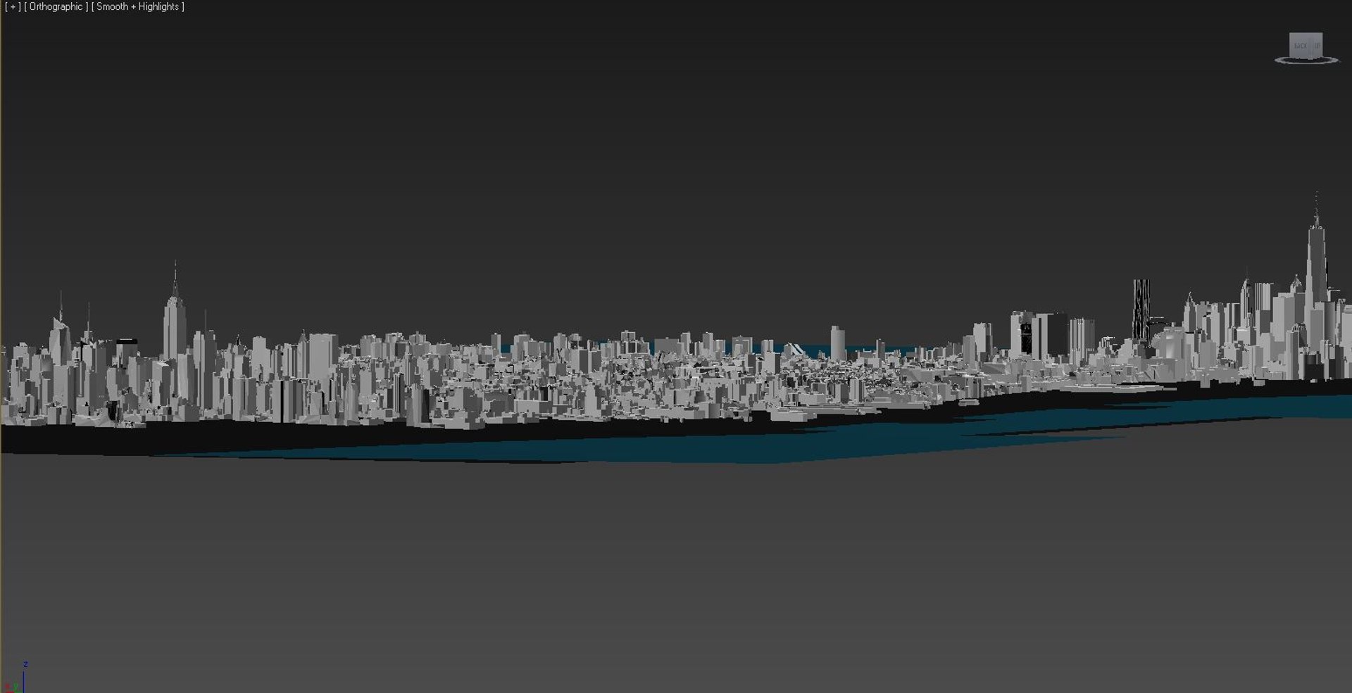 New York City Skyline 3d Obj