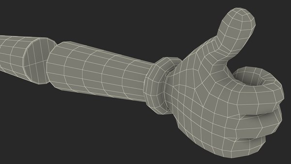modelo 3d Cartoon Hands Thumbs Up Pose - TurboSquid 1981841