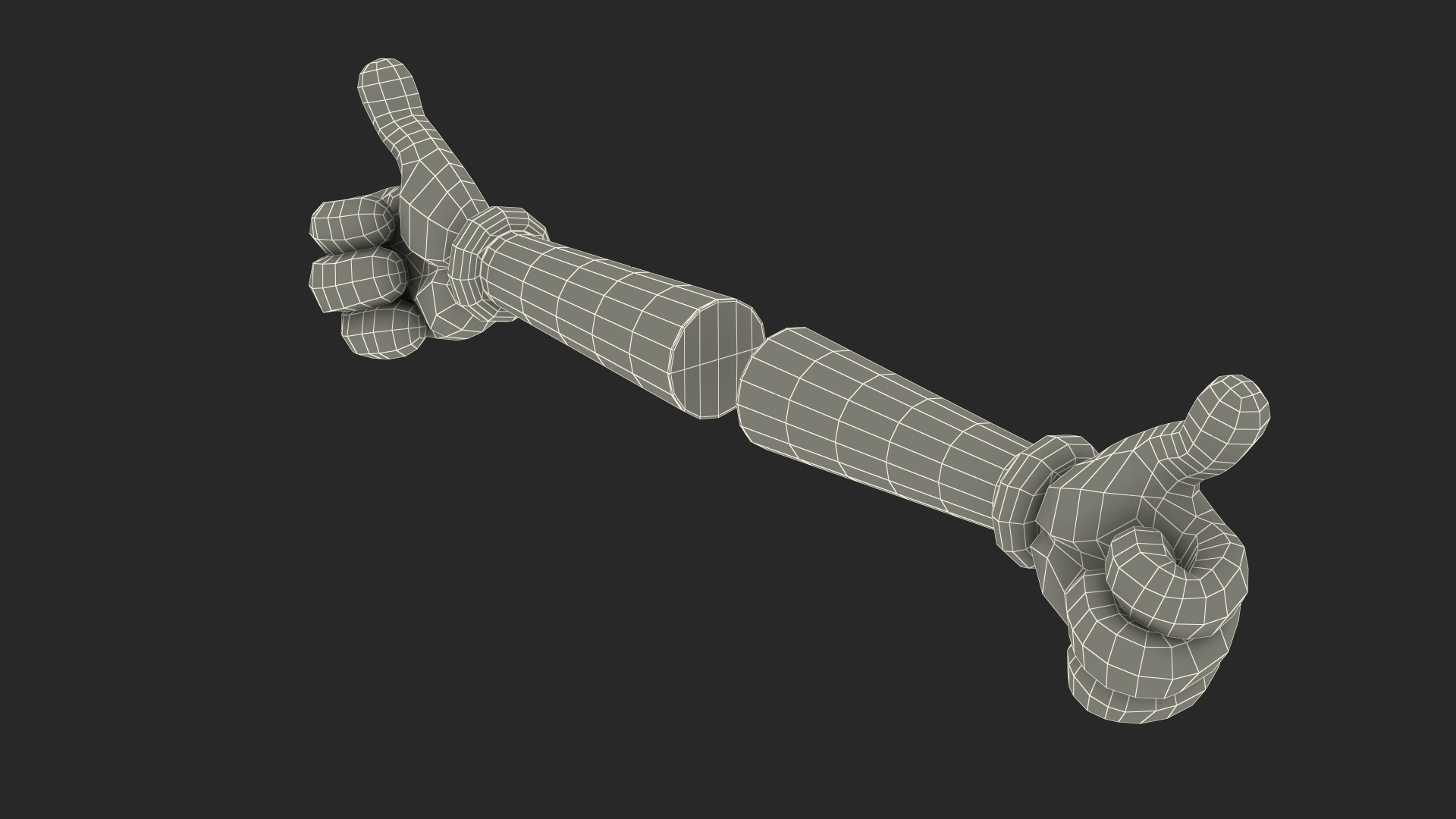 3D Cartoon Hands Thumbs Up Pose Model - TurboSquid 1981841