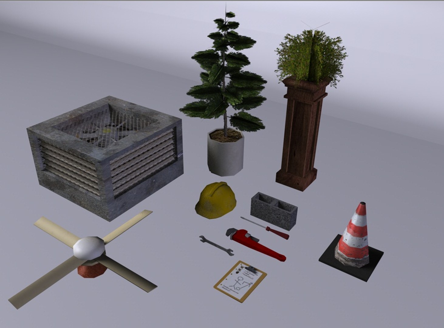 Stuff Plant 3d Model