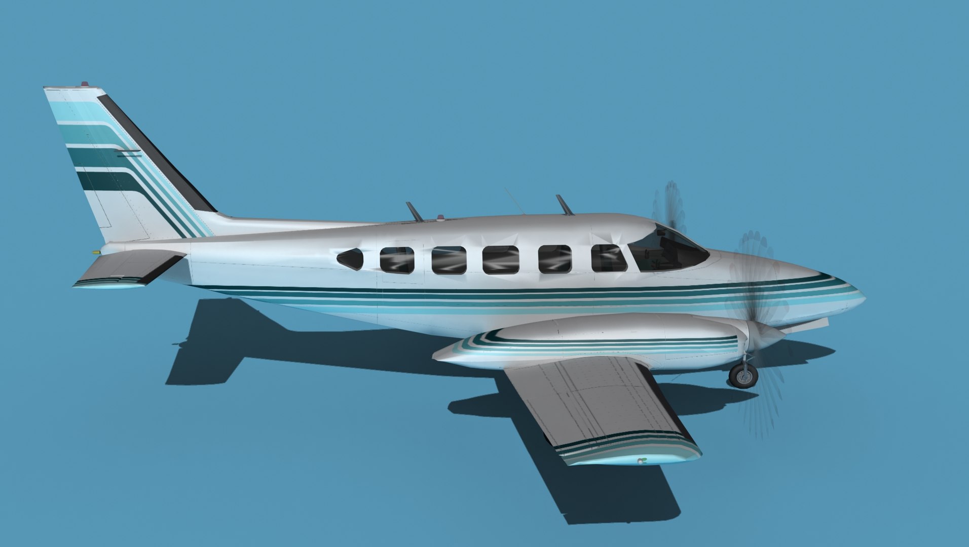 Piper PA-31-350 Navajo V01 3D Model - TurboSquid 1924852