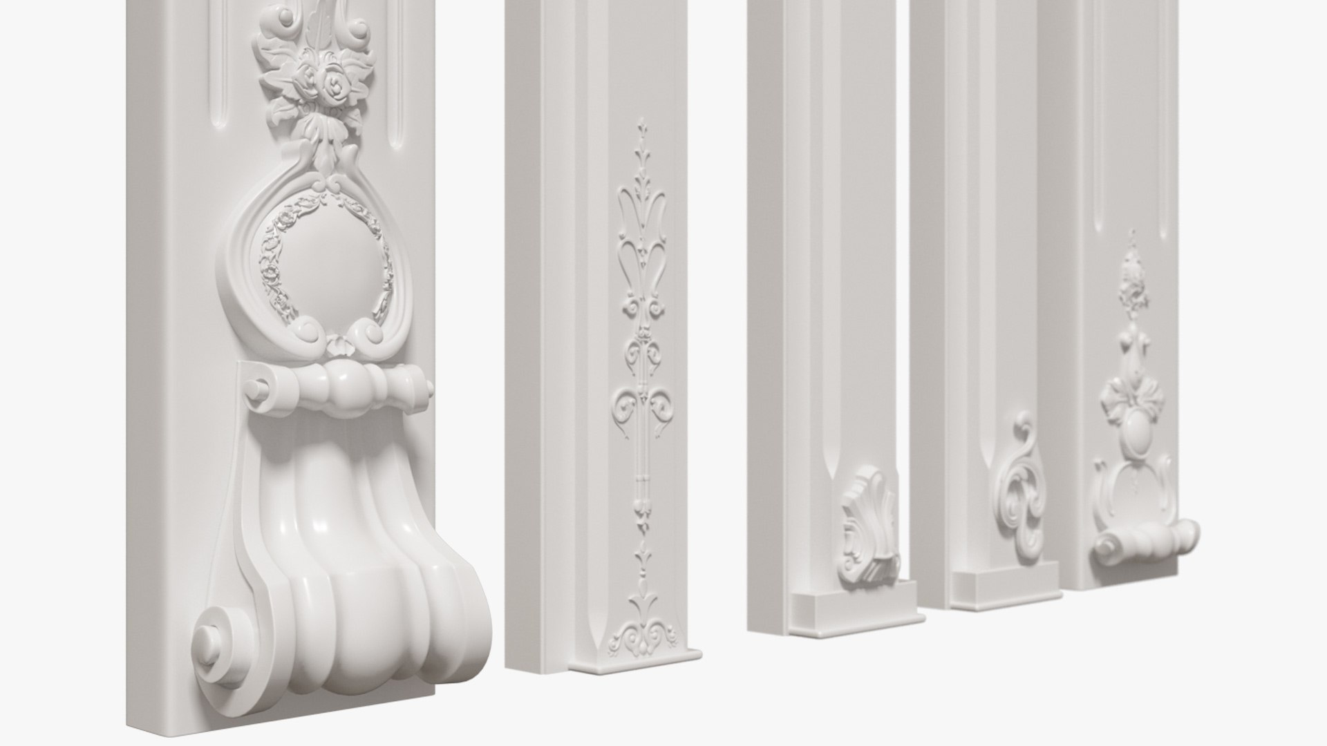 Corbel classic kitchen 3D - TurboSquid 1431067