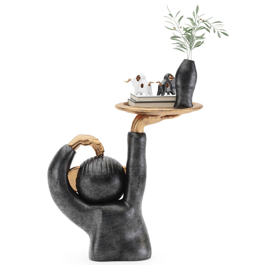 3D Model Monkey Side Table - TurboSquid 1717589