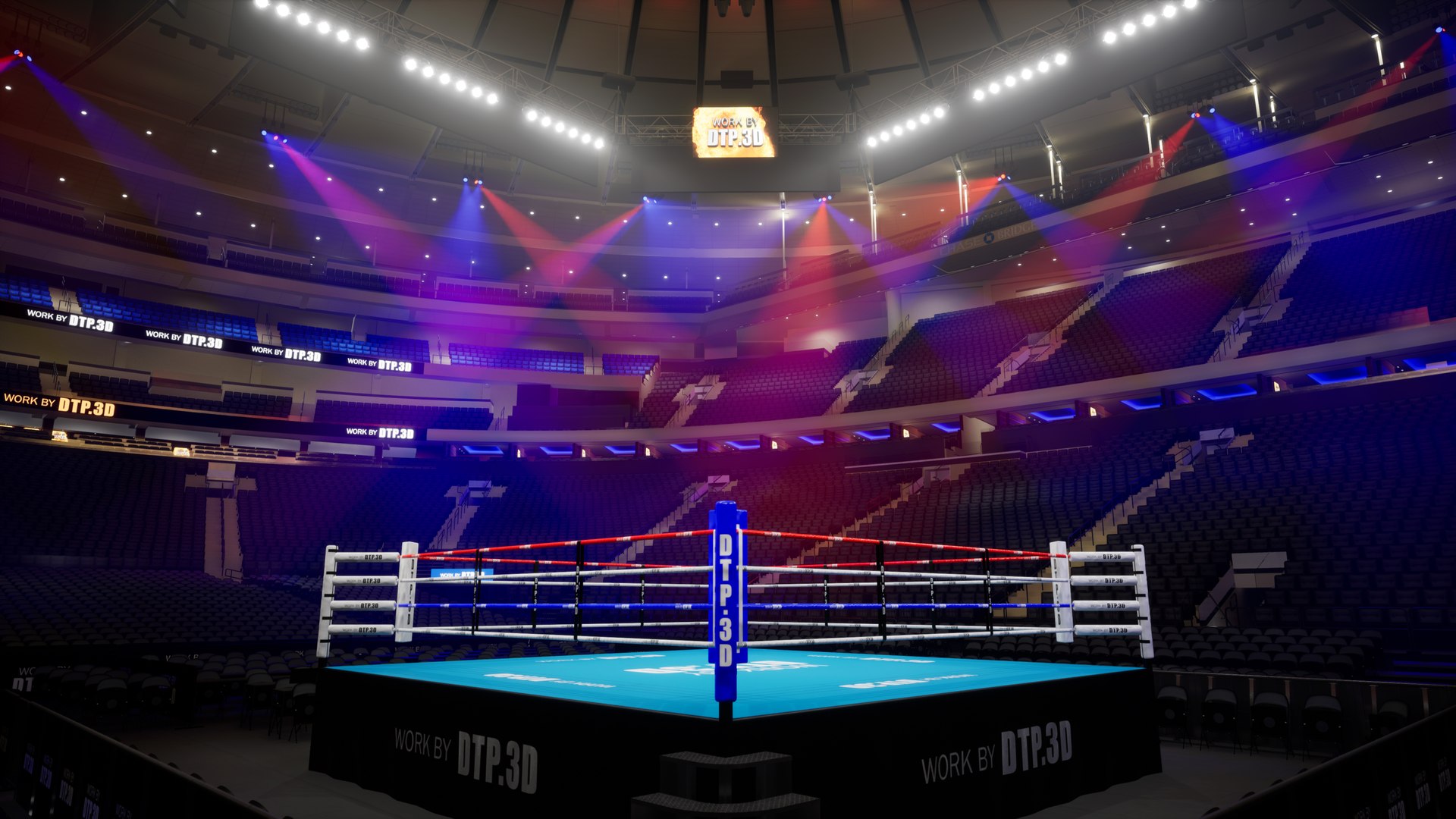 3D model MSG Arena Boxing Fighting UE5 - TurboSquid 1962912