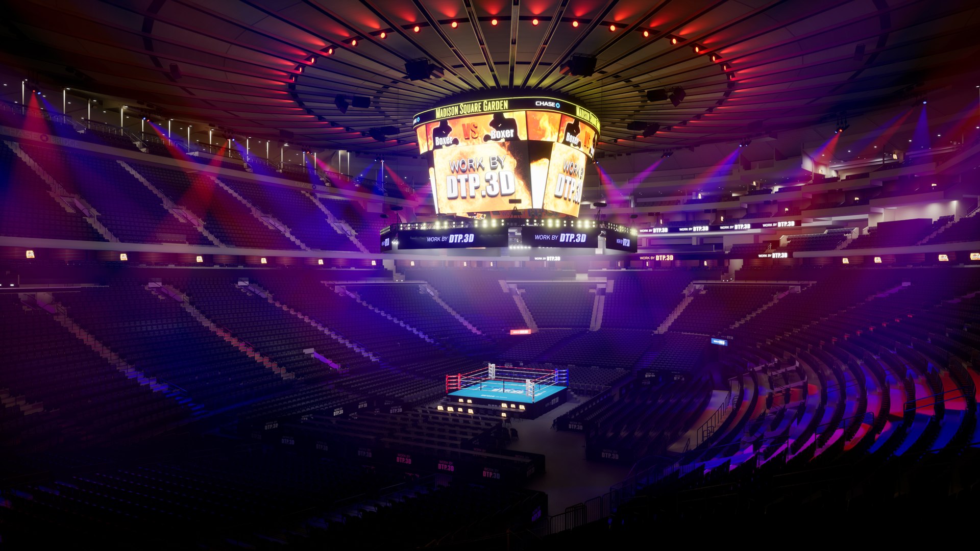 3D model MSG Arena Boxing Fighting UE5 - TurboSquid 1962912