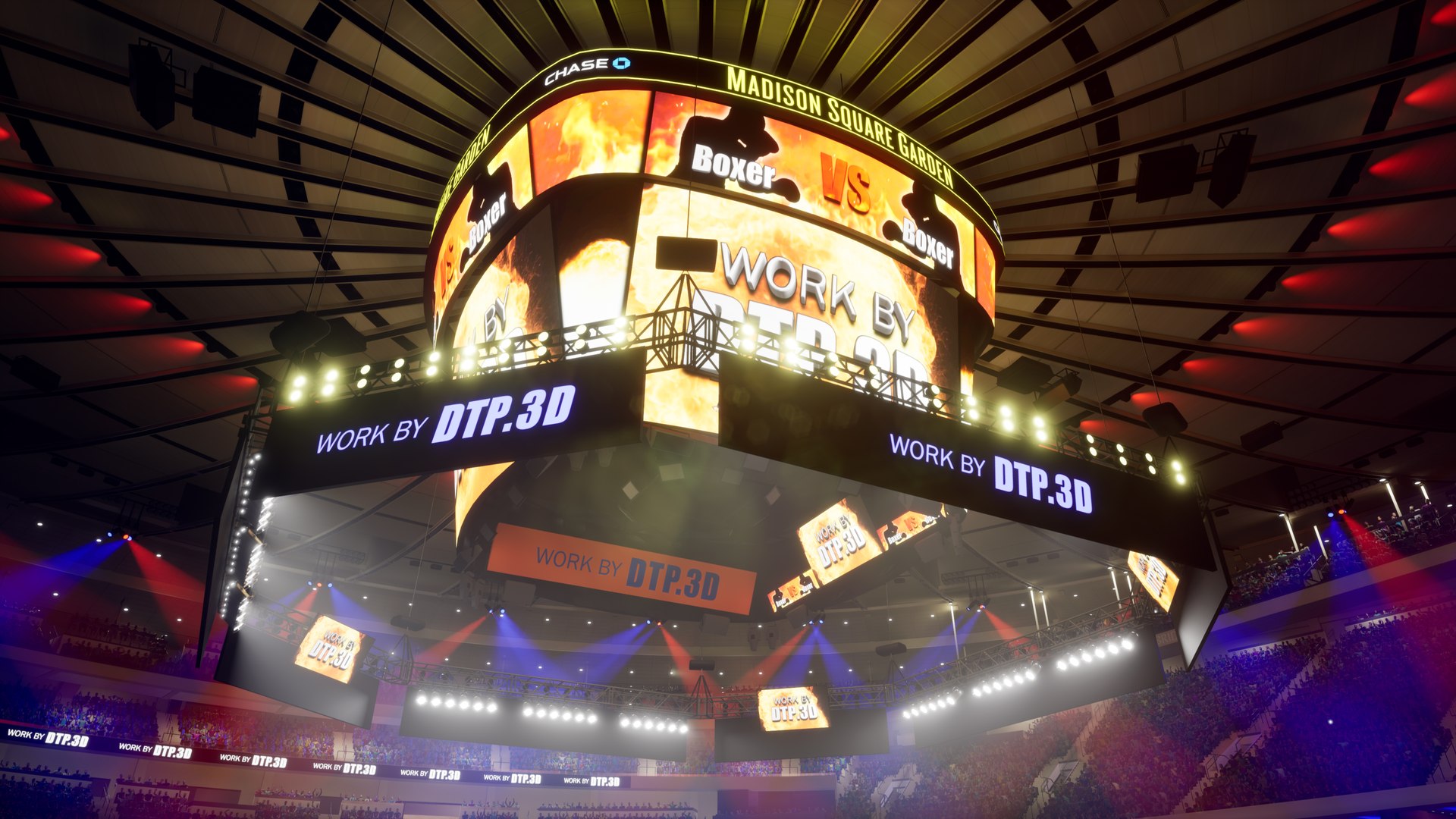 3D model MSG Arena Boxing Fighting UE5 - TurboSquid 1962912