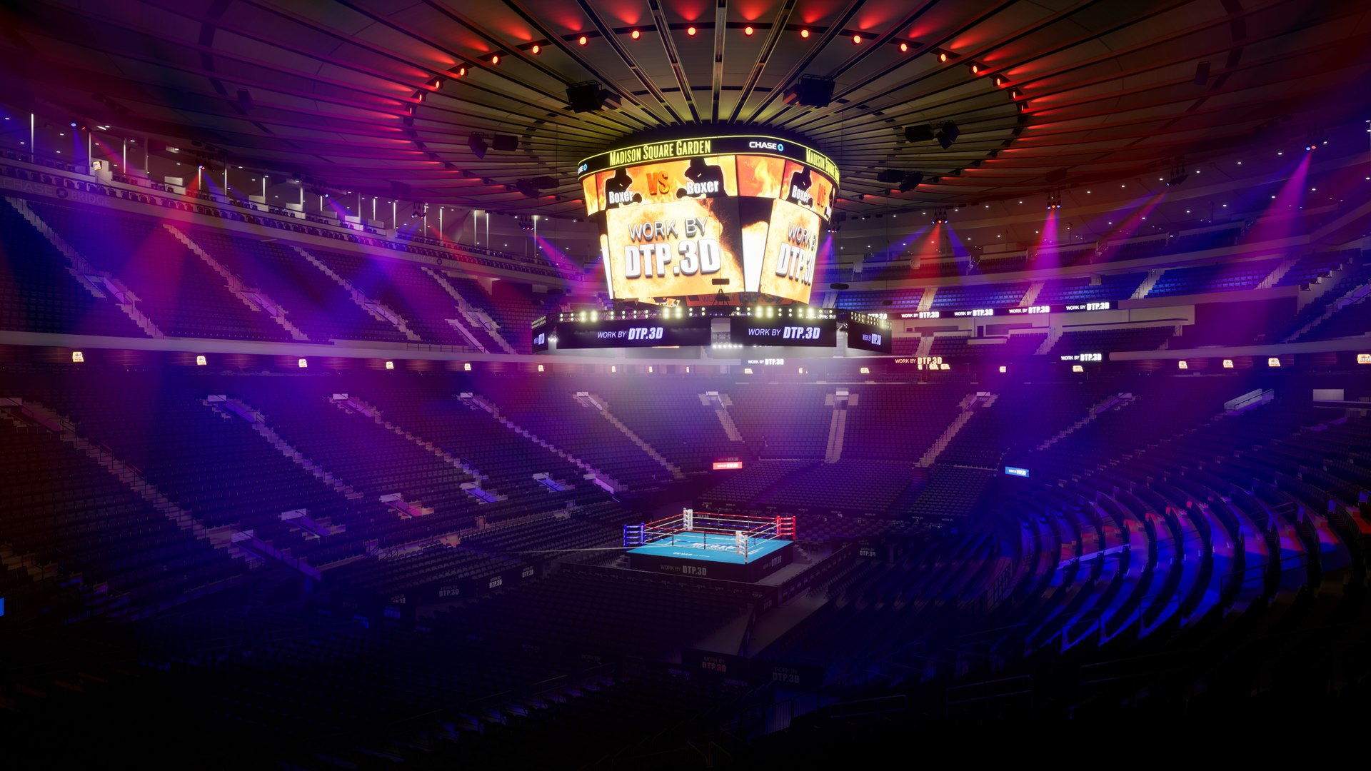 3D model MSG Arena Boxing Fighting UE5 - TurboSquid 1962912