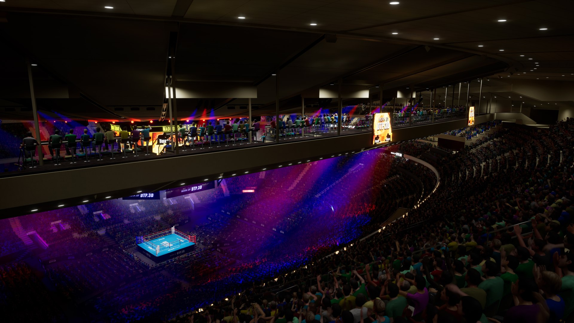 3D model MSG Arena Boxing Fighting UE5 - TurboSquid 1962912