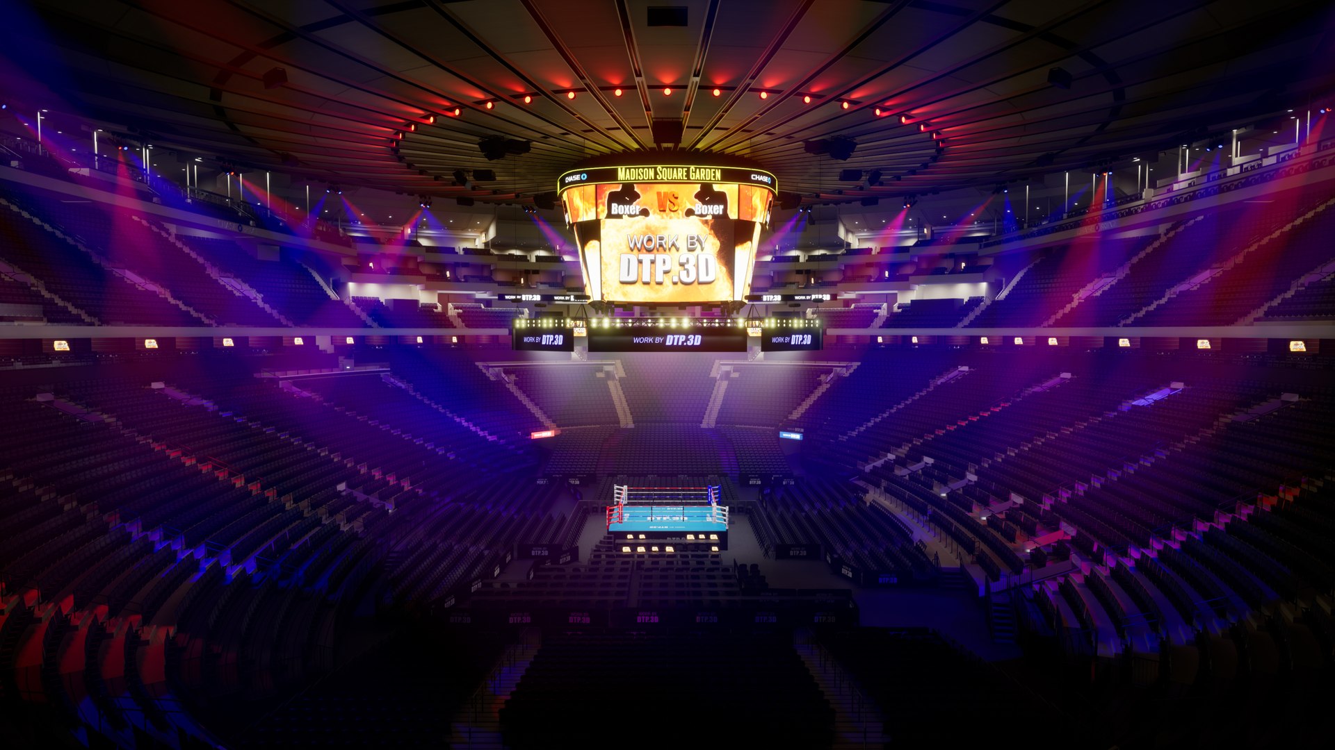 3D model MSG Arena Boxing Fighting UE5 - TurboSquid 1962912