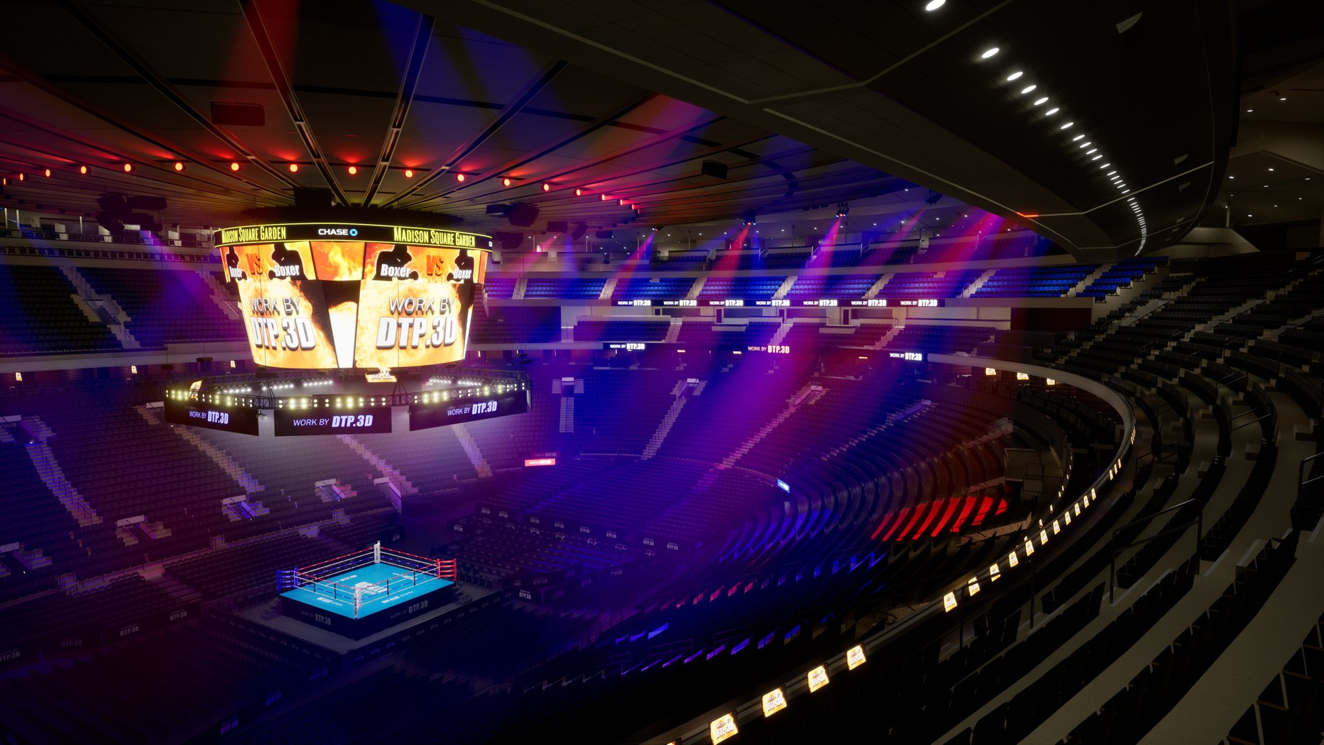 3D model MSG Arena Boxing Fighting UE5 - TurboSquid 1962912