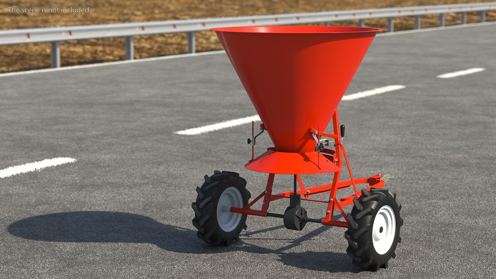 Gritting Salt Spreader 3D model - TurboSquid 1720077