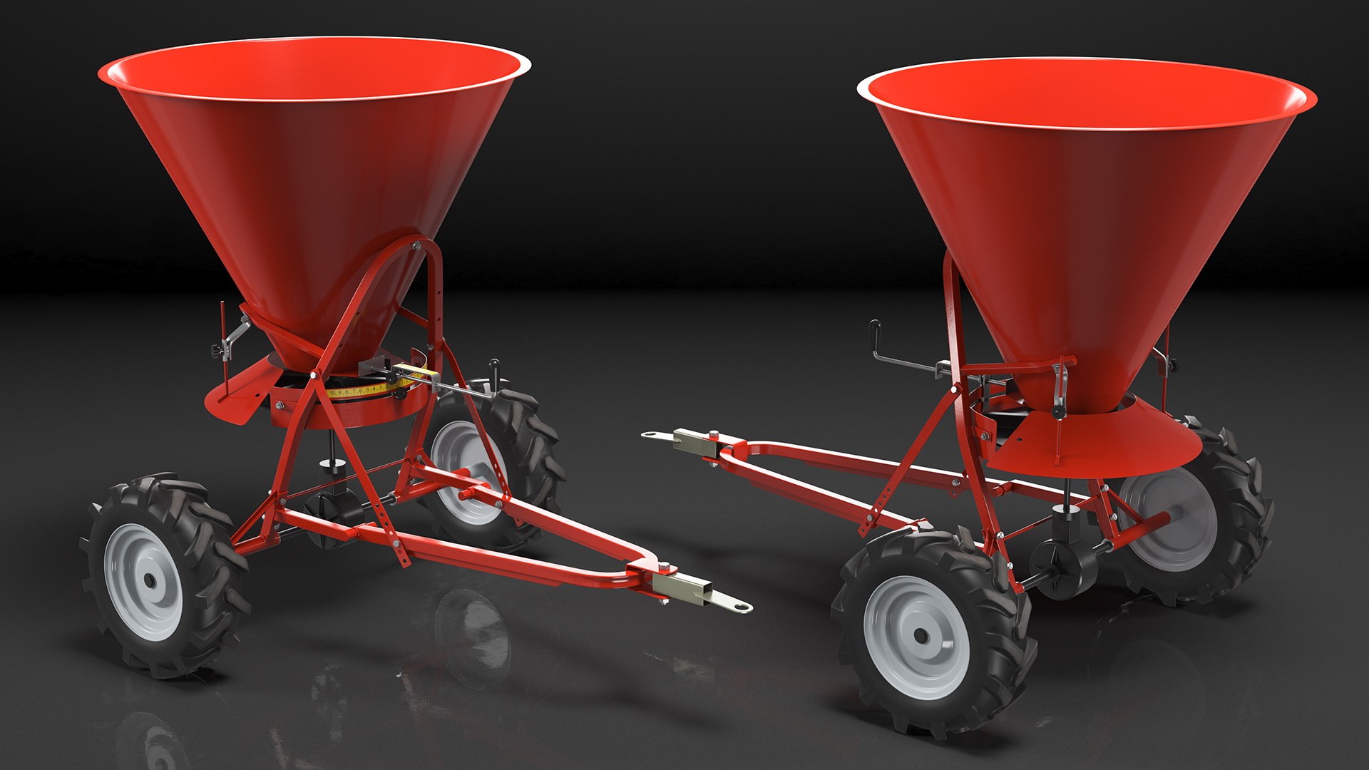 Gritting Salt Spreader 3D model - TurboSquid 1720077