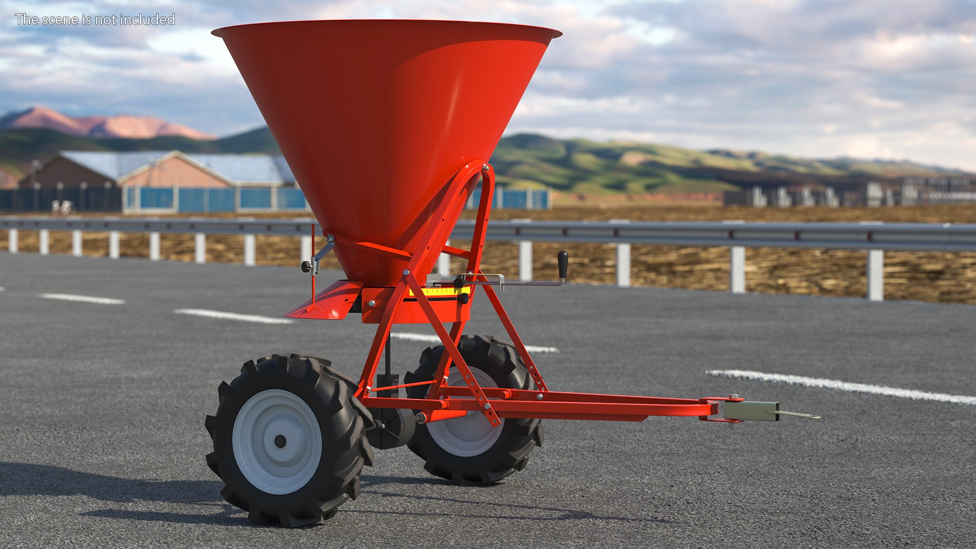 Gritting Salt Spreader 3D model - TurboSquid 1720077