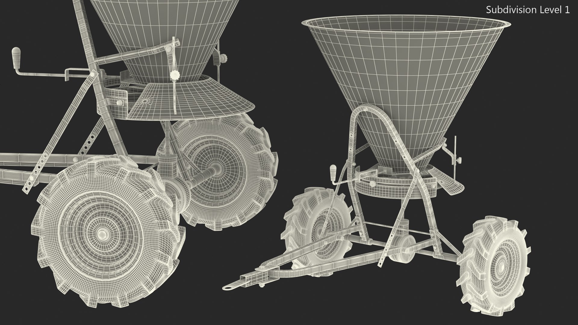 Gritting Salt Spreader 3D model - TurboSquid 1720077