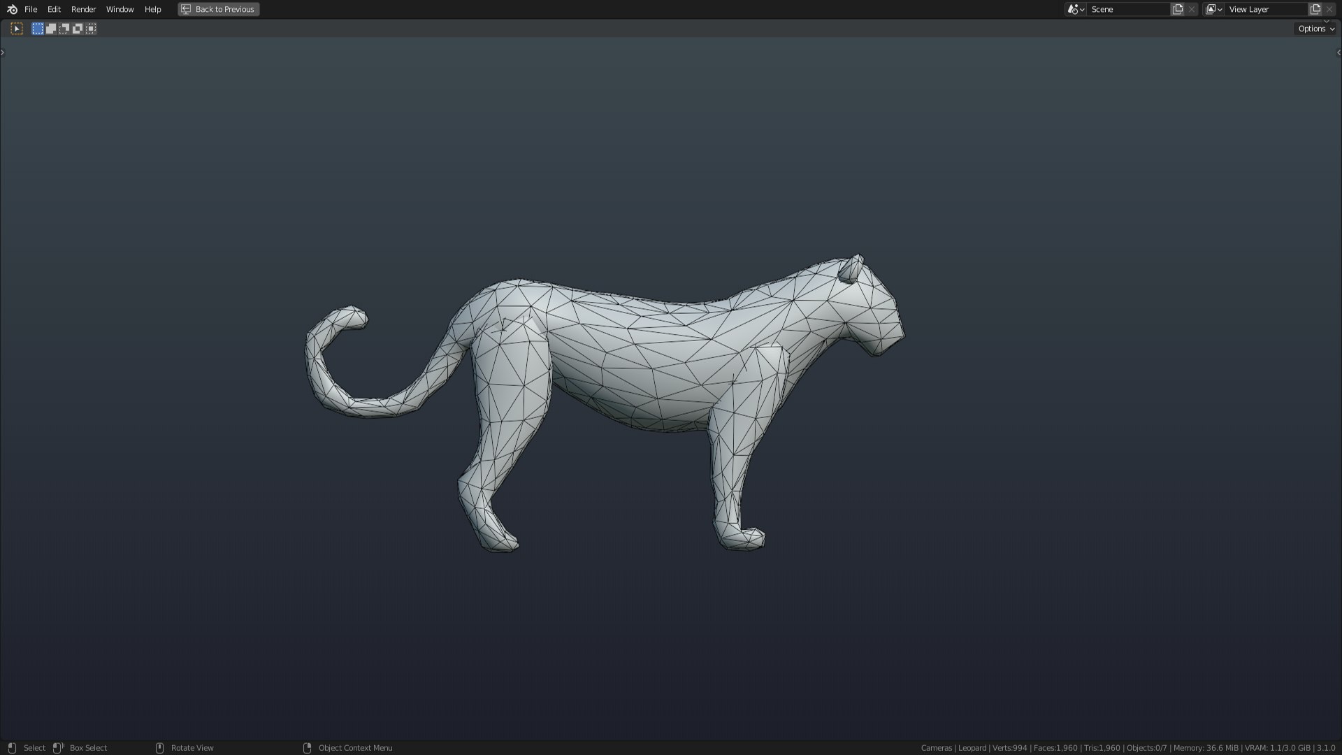 Low Poly Leopard Rigged With Realistic Texture 3D Model - TurboSquid ...