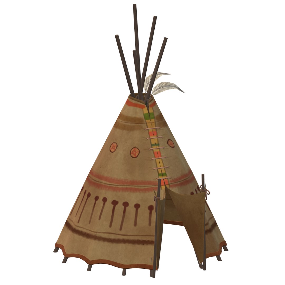 3D Teepee - TurboSquid 2357907