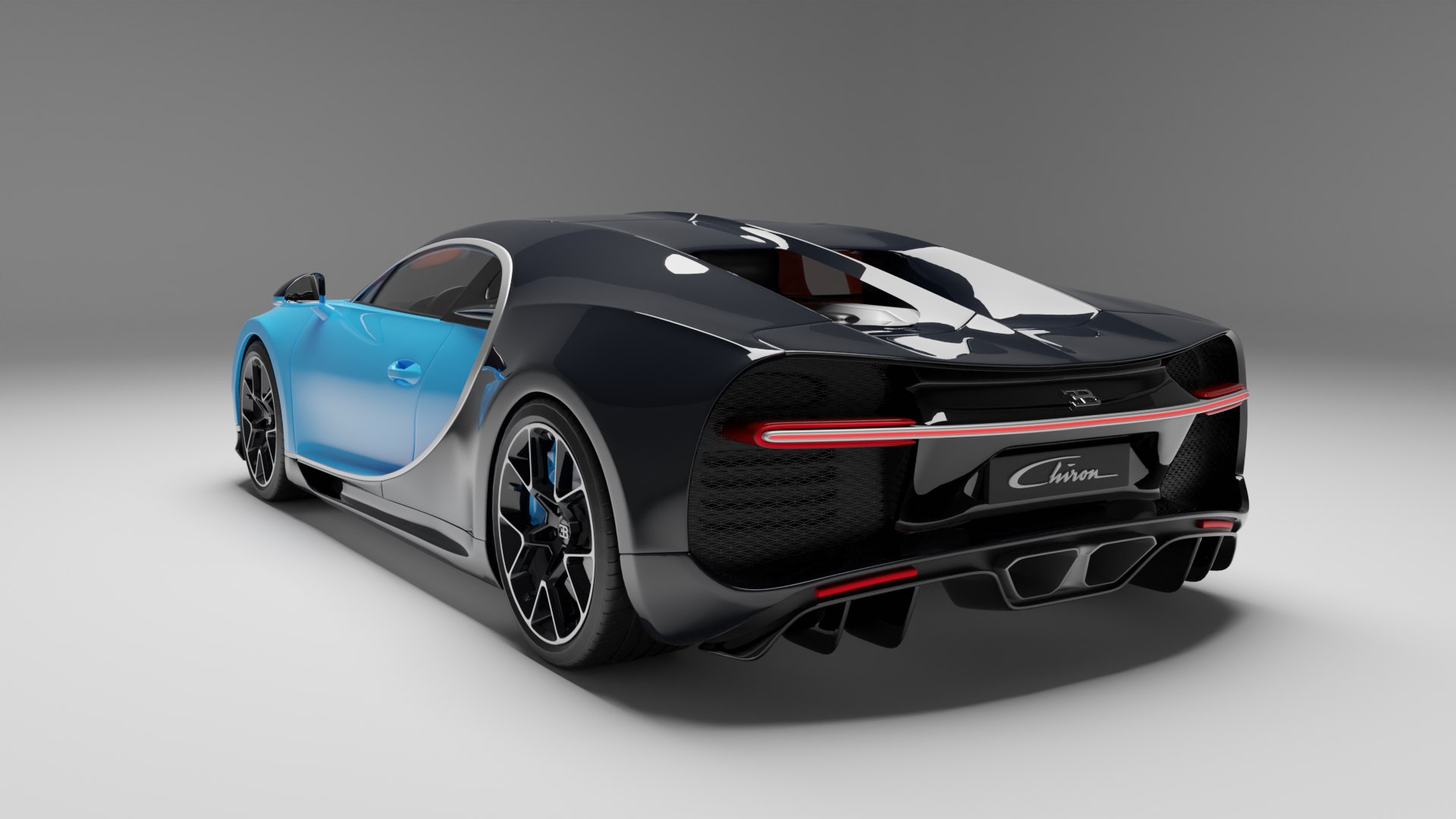 3D BUGATTI CHIRON BLUE - TurboSquid 2347943