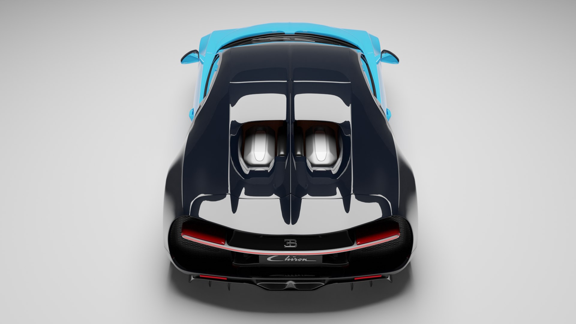 3D BUGATTI CHIRON BLUE - TurboSquid 2347943