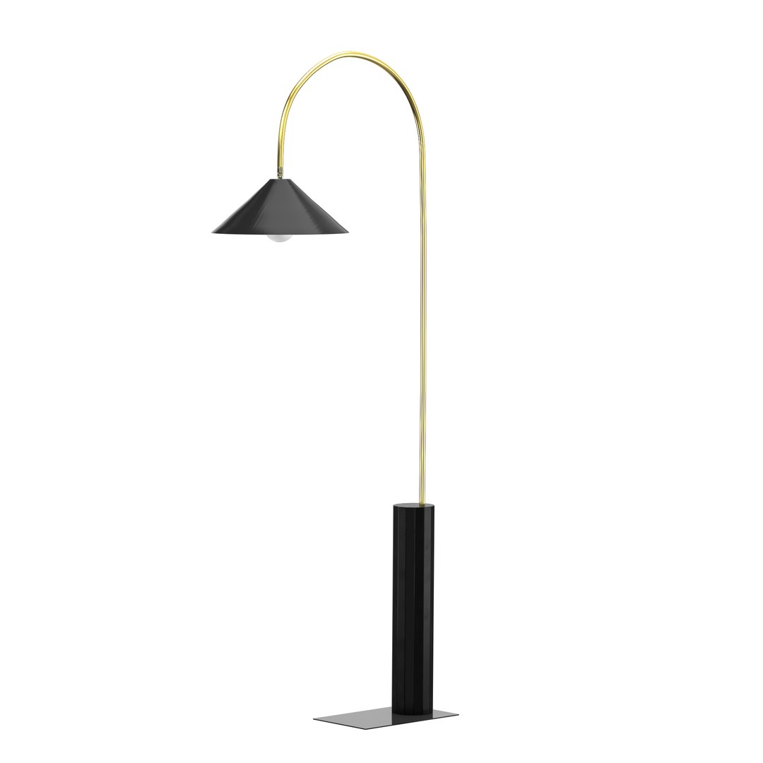 3D model BISHOP TASK FLOOR LAMP - TurboSquid 1895323