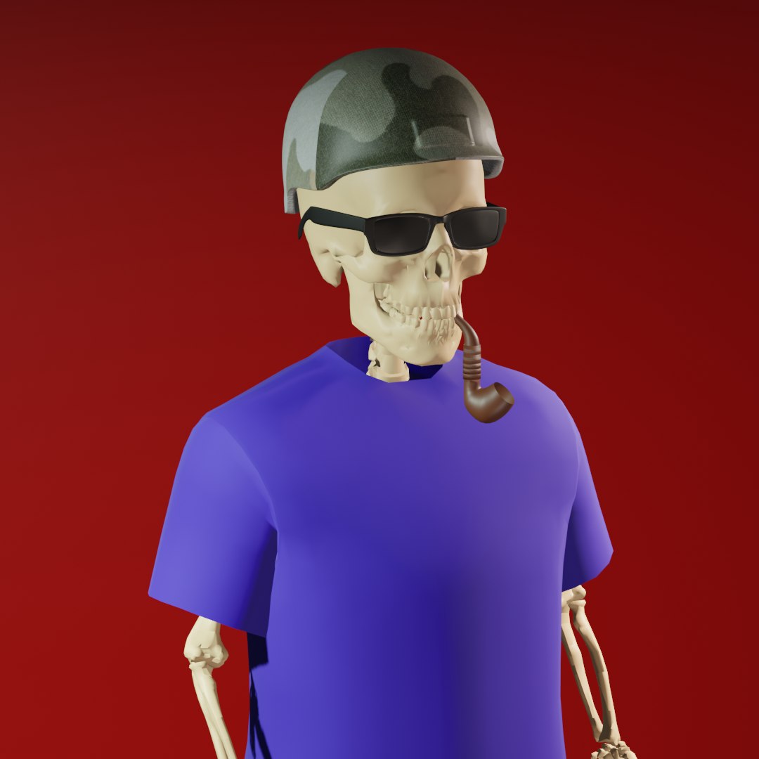 Skeleton - 3d NFT Characters I 3D - TurboSquid 1881617