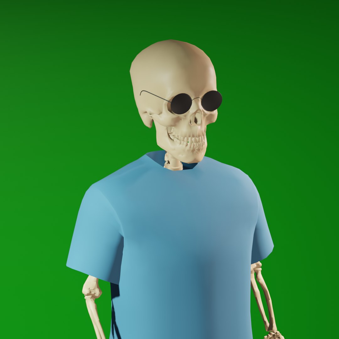 Skeleton - 3d NFT Characters I 3D - TurboSquid 1881617