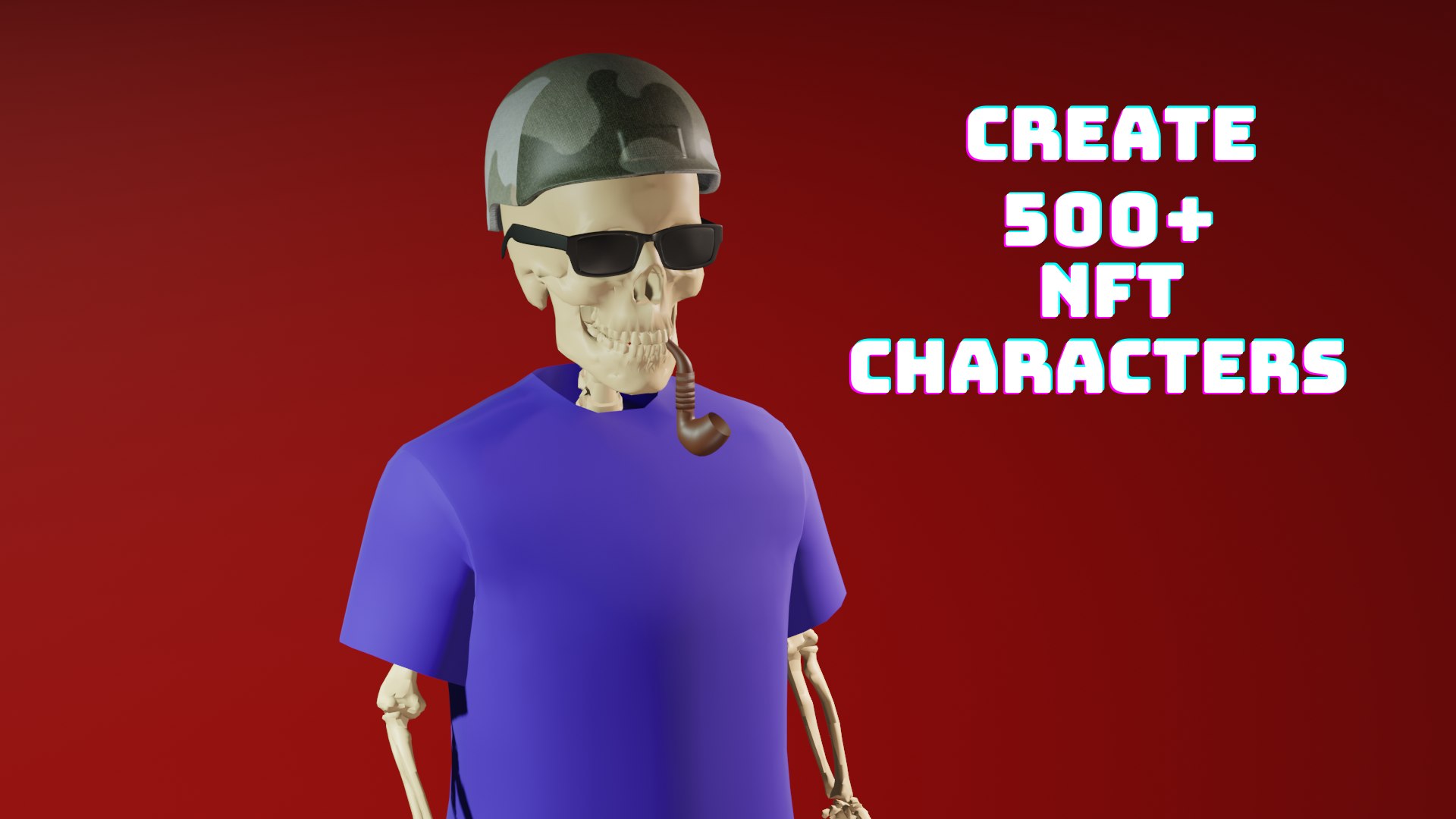 Skeleton - 3d NFT Characters I 3D - TurboSquid 1881617