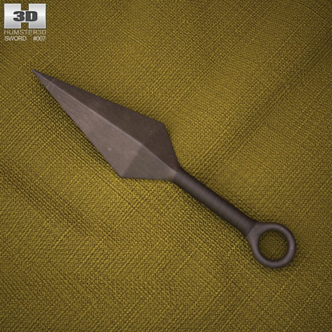 3d Model Kunai