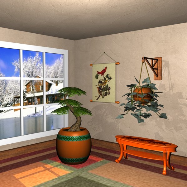 bonsai tree pl 3d model