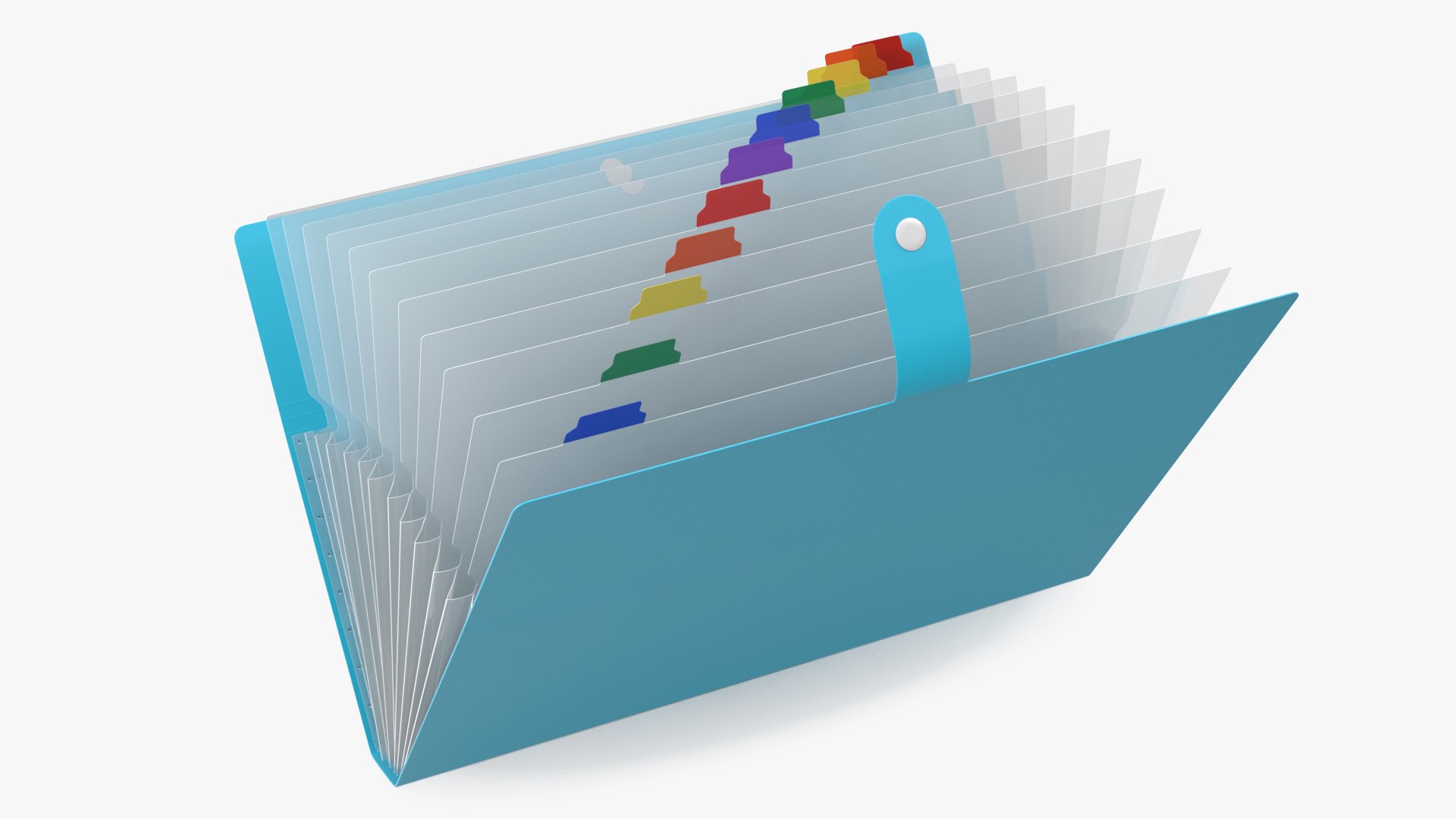 Expanding File Folder Open Blue Model - TurboSquid 1804863