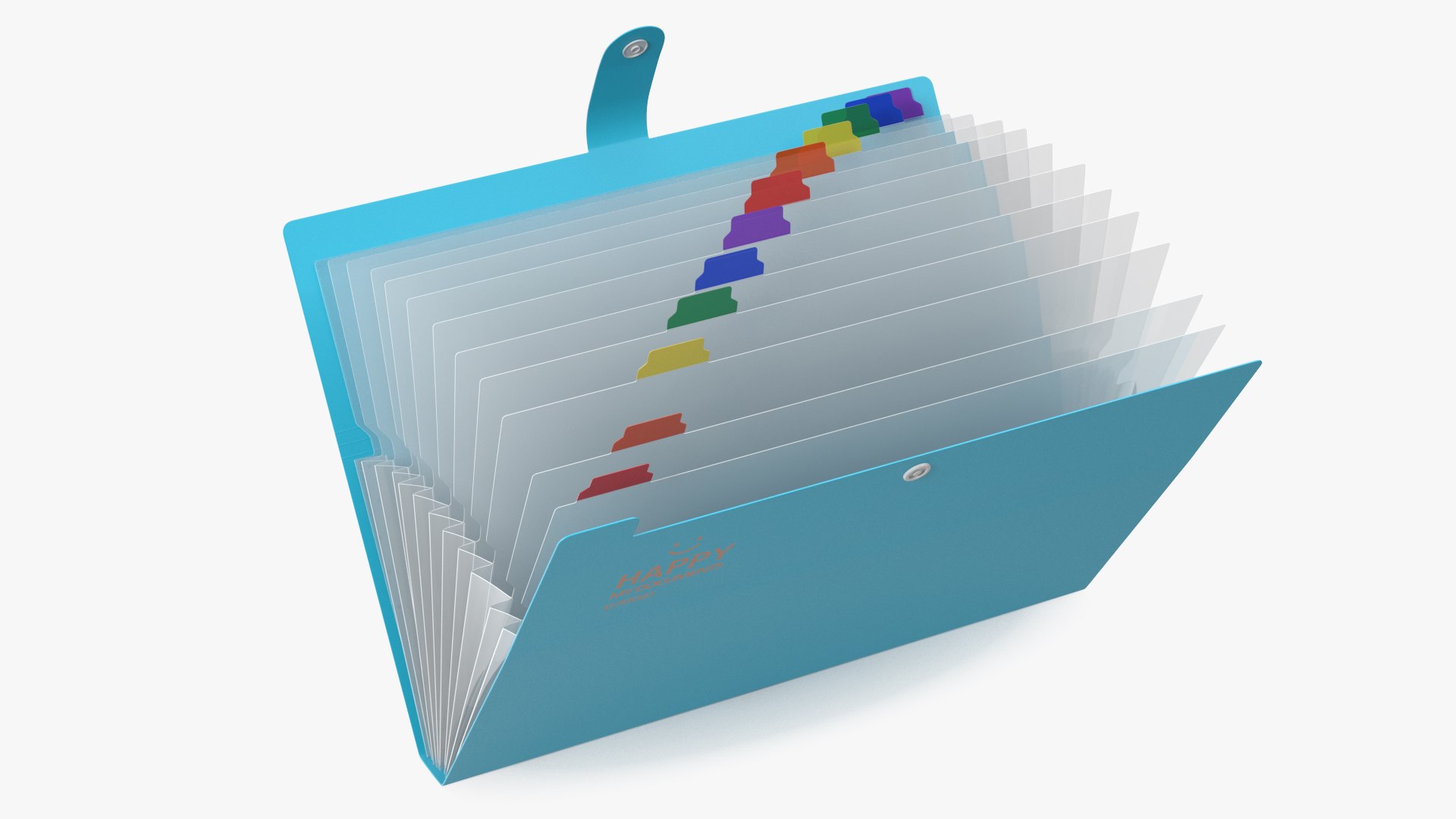 Expanding File Folder Open Blue Model - TurboSquid 1804863