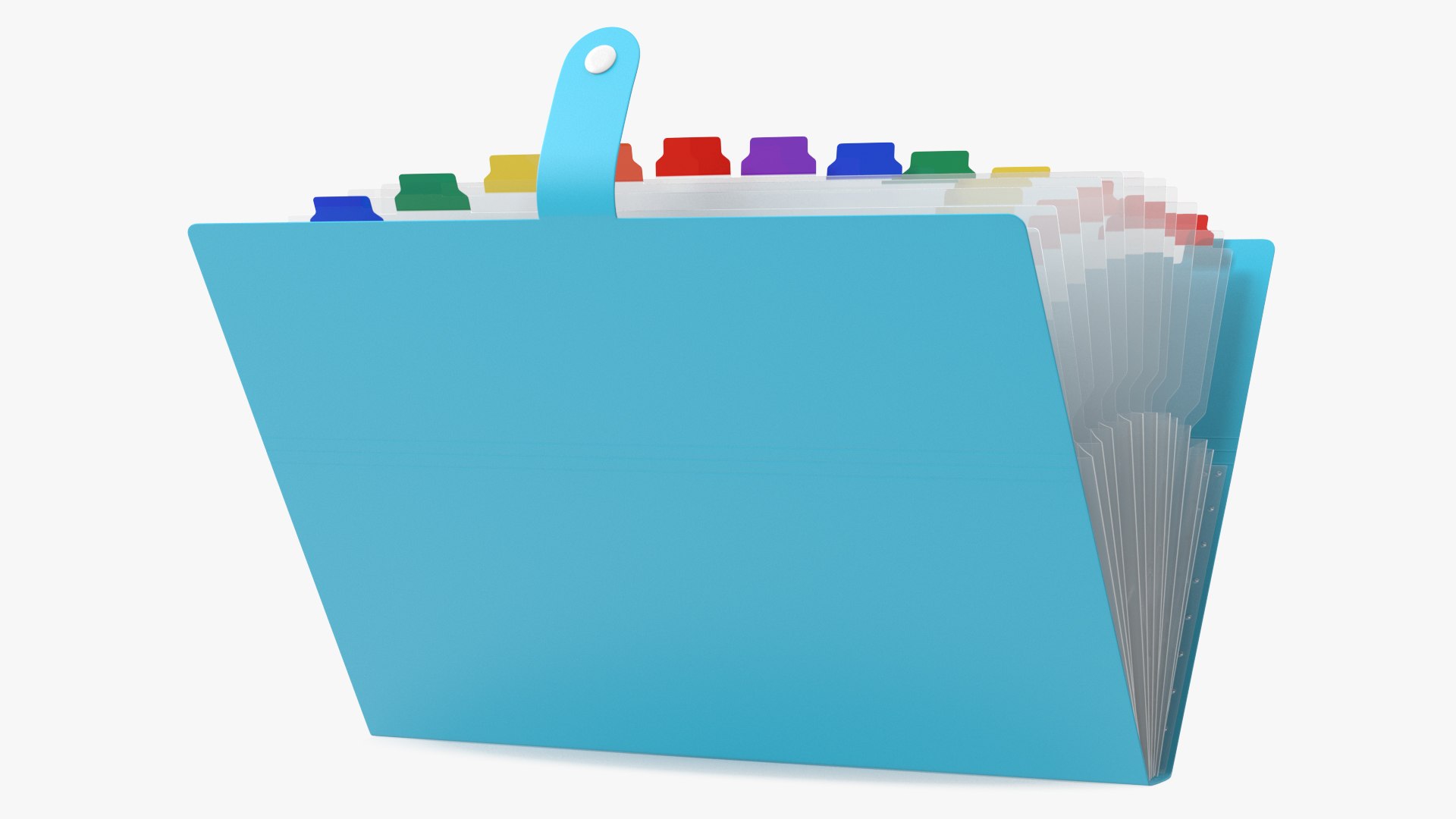 Expanding File Folder Open Blue Model - TurboSquid 1804863