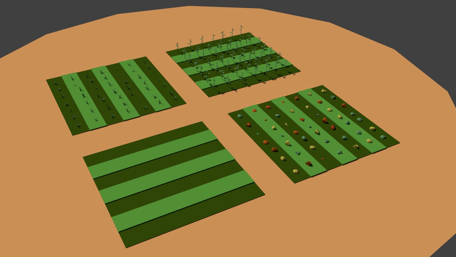 3D Field Farm - TurboSquid 1247059
