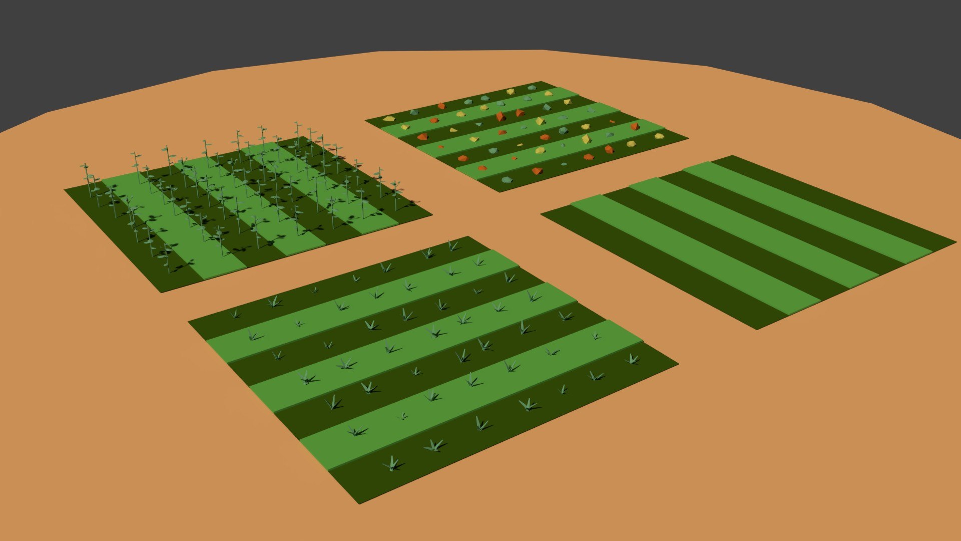 3D Field Farm - TurboSquid 1247059