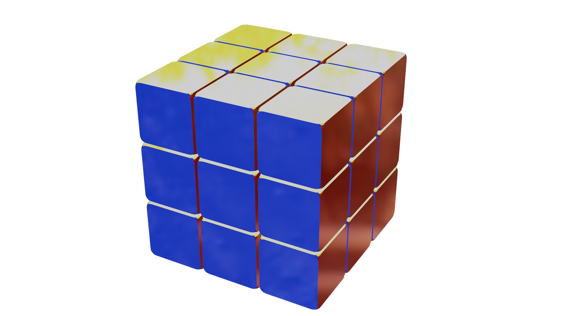 Rubiks Model - TurboSquid 1905014