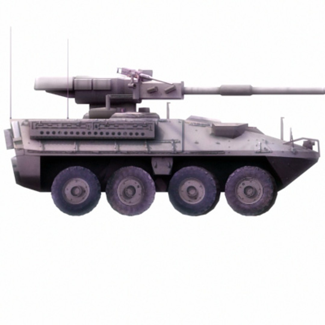 M1128 Stryker 3d Model