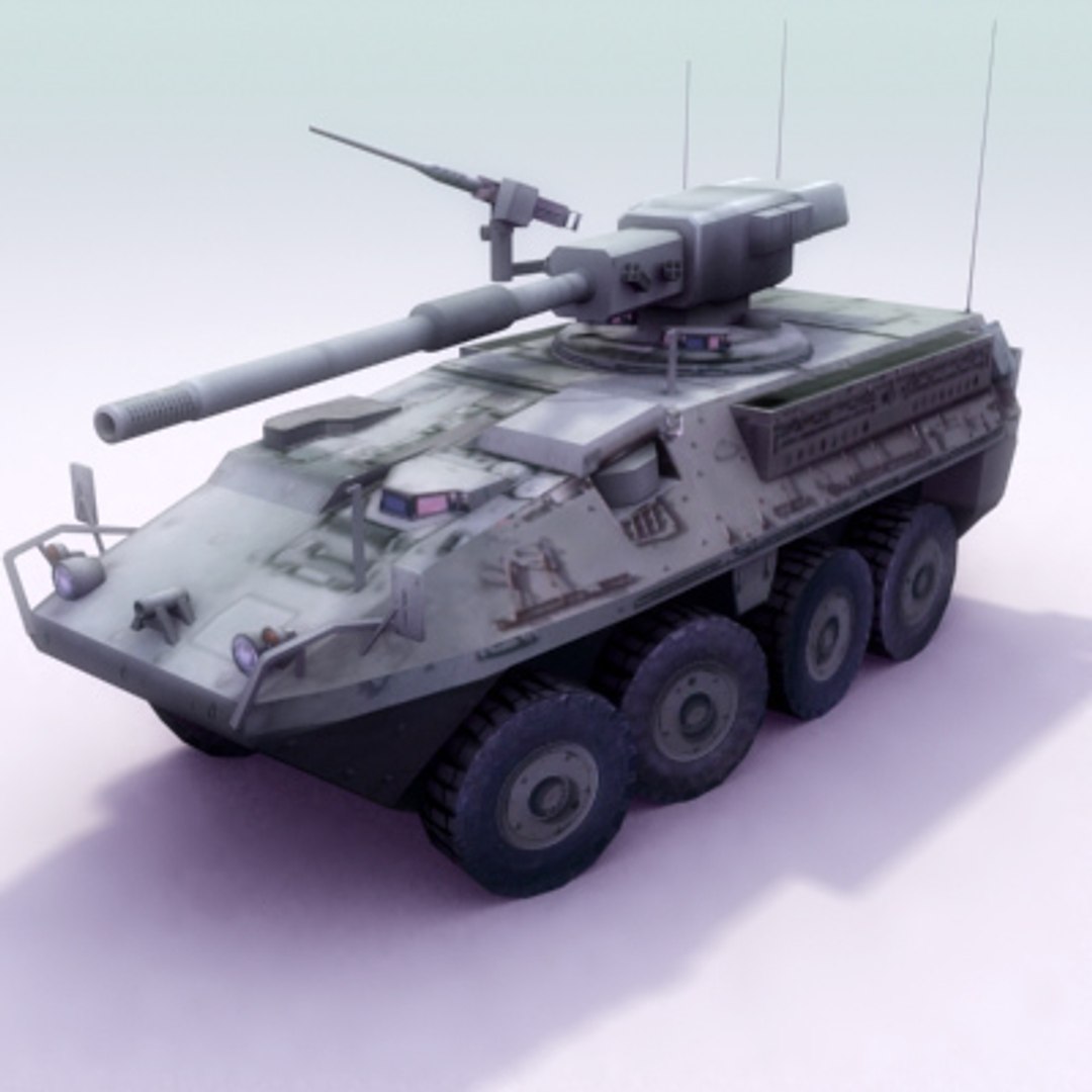 M1128 Stryker 3d Model