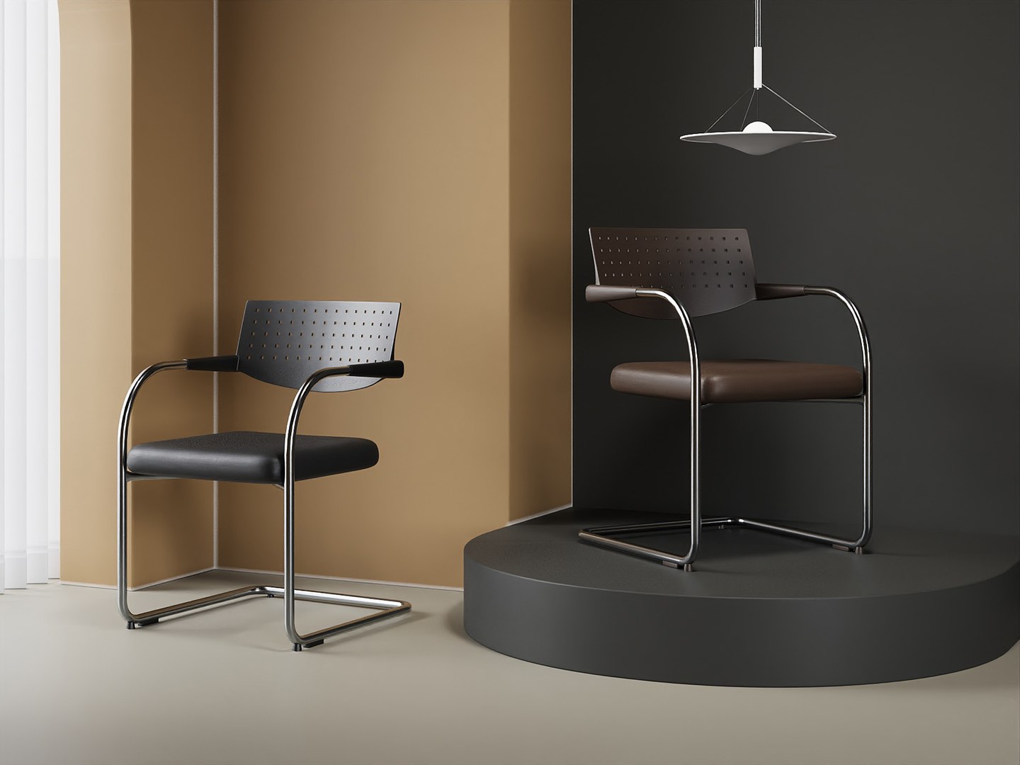 Minimalist Office Chair 3D Model - TurboSquid 2383747